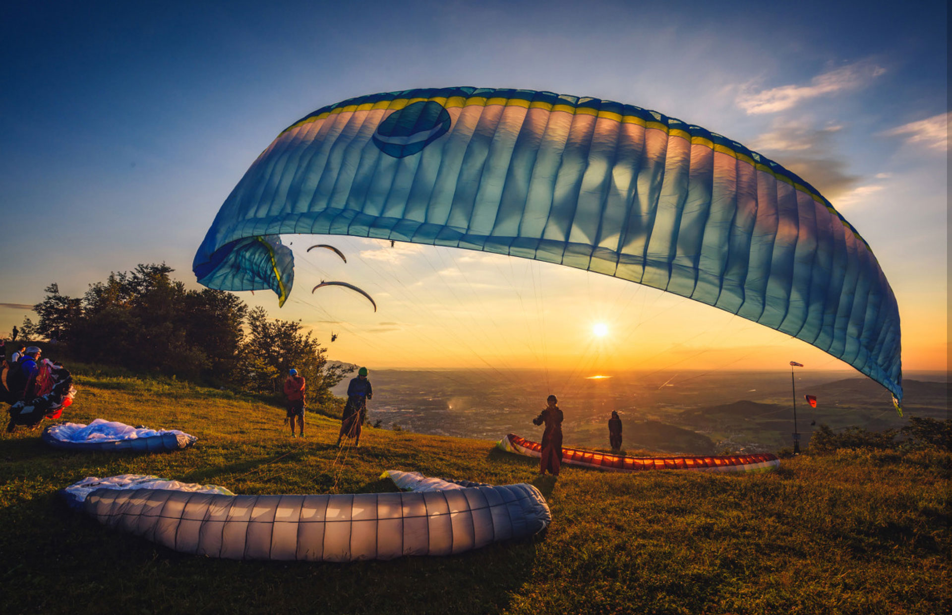 博卡拉滑翔伞，滑翔伞体验